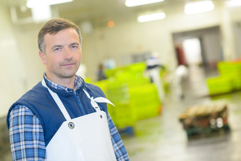 Portrait man in factory stock photo. Image of caucasian - 83785602