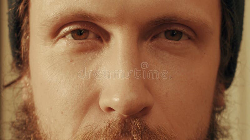 Portrait of the Man Just Looking in Camera. Stock Image - Image of ...
