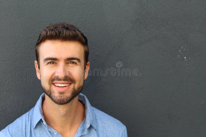 Portrait of a Man with Perfect Teeth Stock Image - Image of dentist ...