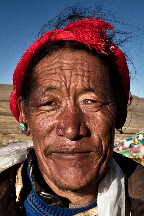 Portrait of a Man from Shigaste, Tibet Editorial Photography - Image of ...