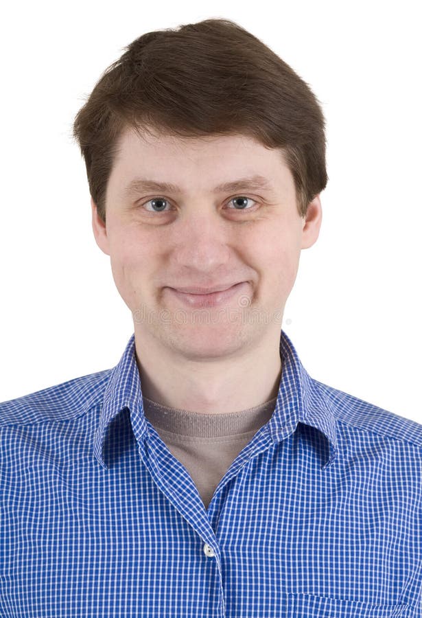Portrait Man Smile a Happy Smile Stock Image - Image of male, happy ...