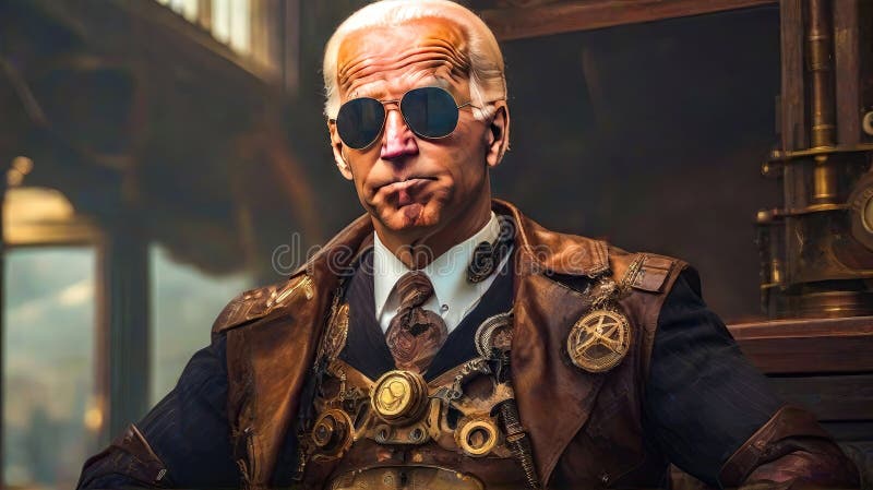 Portrait of a Man in Steampunk Style. Steampunk Universe, Subculture ...