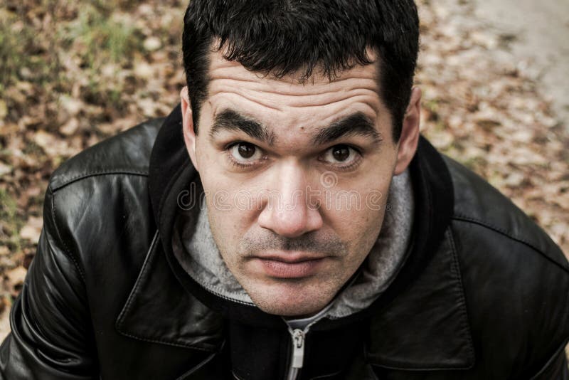 Portrait of a man. stock photo. Image of gesture, attractive - 54106114