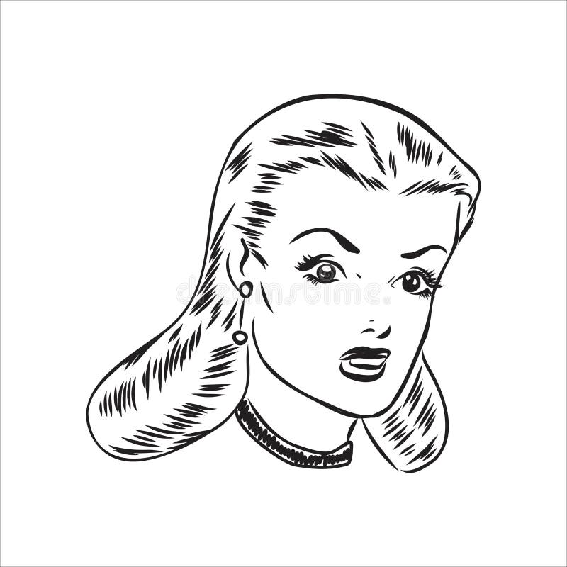 Portrait Man Winking at Camera. Easy Editable Layered Vector ...