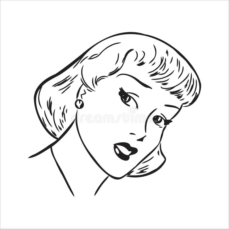 Portrait Man Winking at Camera. Easy Editable Layered Vector ...