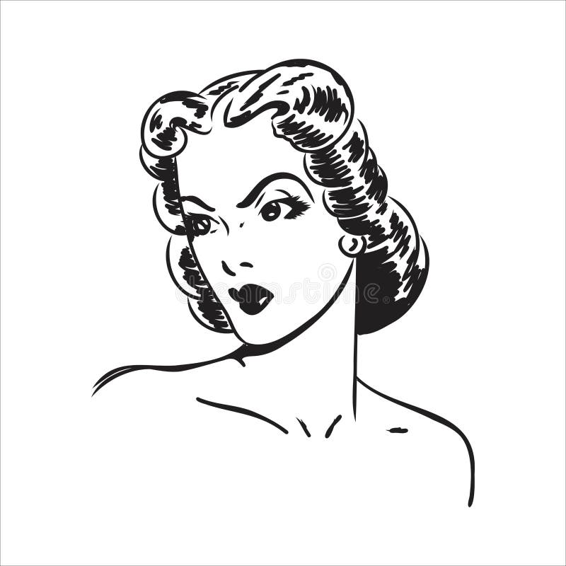 Portrait Man Winking at Camera. Easy Editable Layered Vector ...