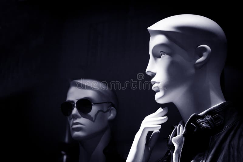 Portrait of Mannequin Man Thinking Stock Photo - Image of manikin ...