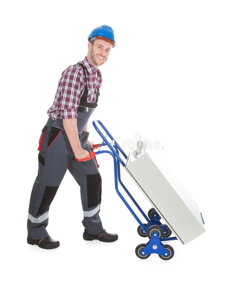 Worker Pushing Boss in Wheelbarrow Stock Photo - Image of construction ...
