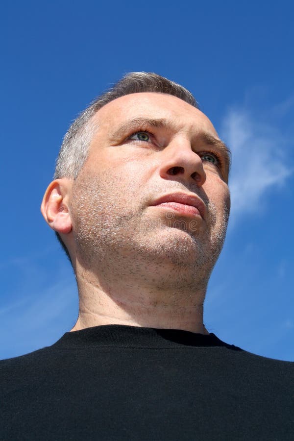 Portrait of a Masculinity Men Stock Photo - Image of tall, looking ...