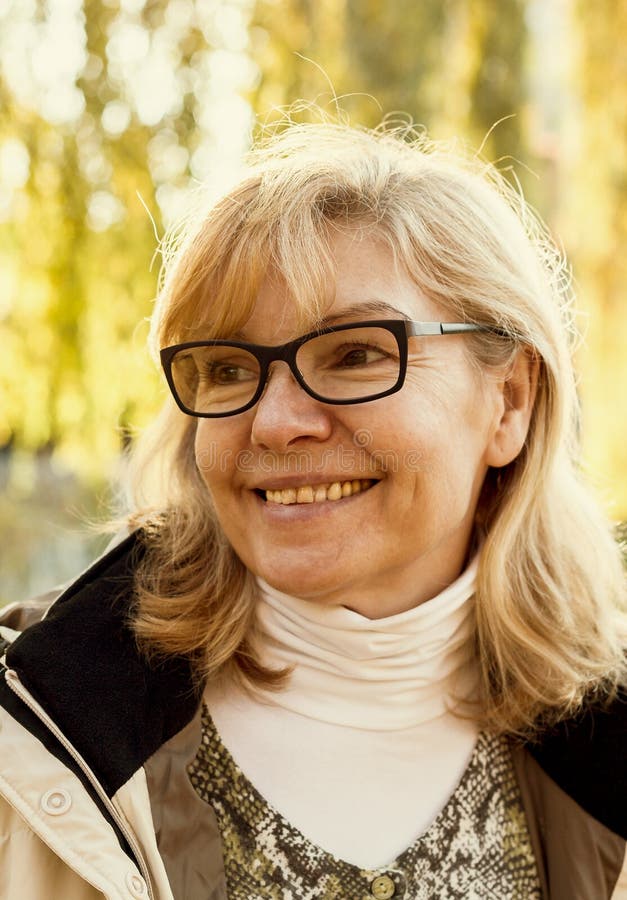Portrait of Mature Attractive Woman with Blond Hair Stock Photo - Image ... Portrait of Mature Attractive Woman with Blond Hair Stock Photo - Image ...