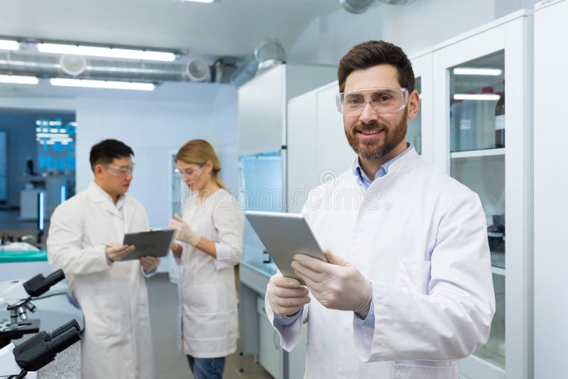 Mature Experienced Woman Working Inside Office at Workplace, Portrait ...