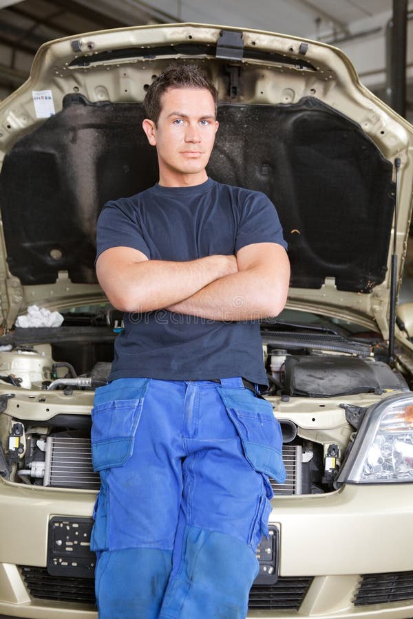 Portrait of a Mechanic stock image. Image of engineering - 20300099