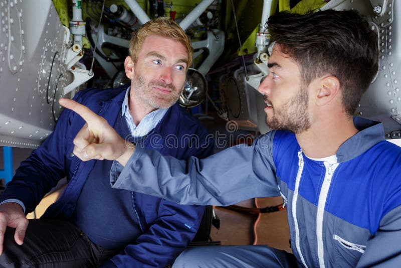 Portrait Mechanics Inside Car Stock Image - Image of inside ...