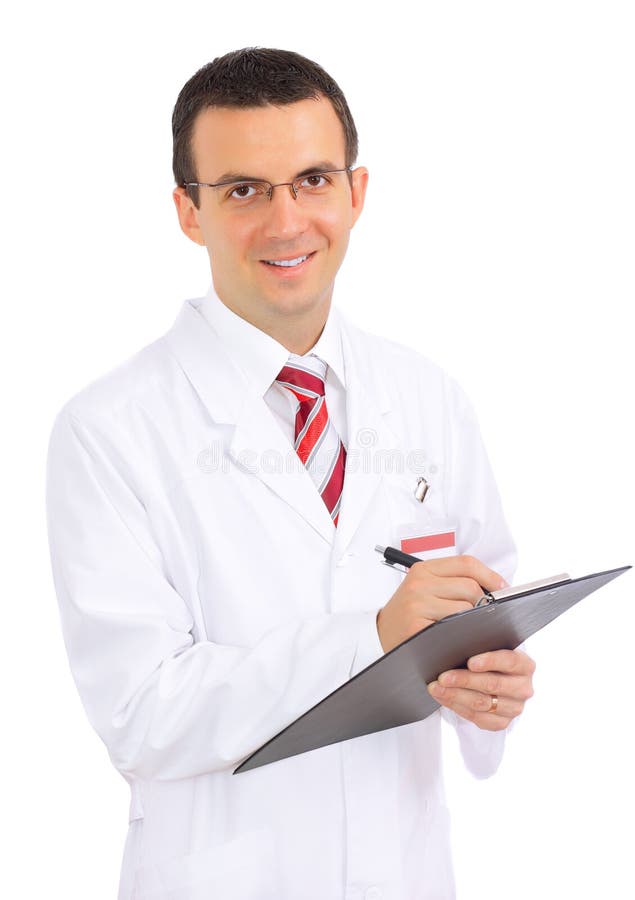 Portrait of Medical Doctor. Stock Image - Image of isolated, medicare ...