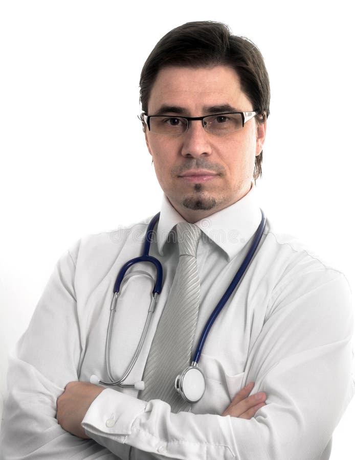 Portrait of Medical Team Standing in Hospital Stock Image - Image of ...