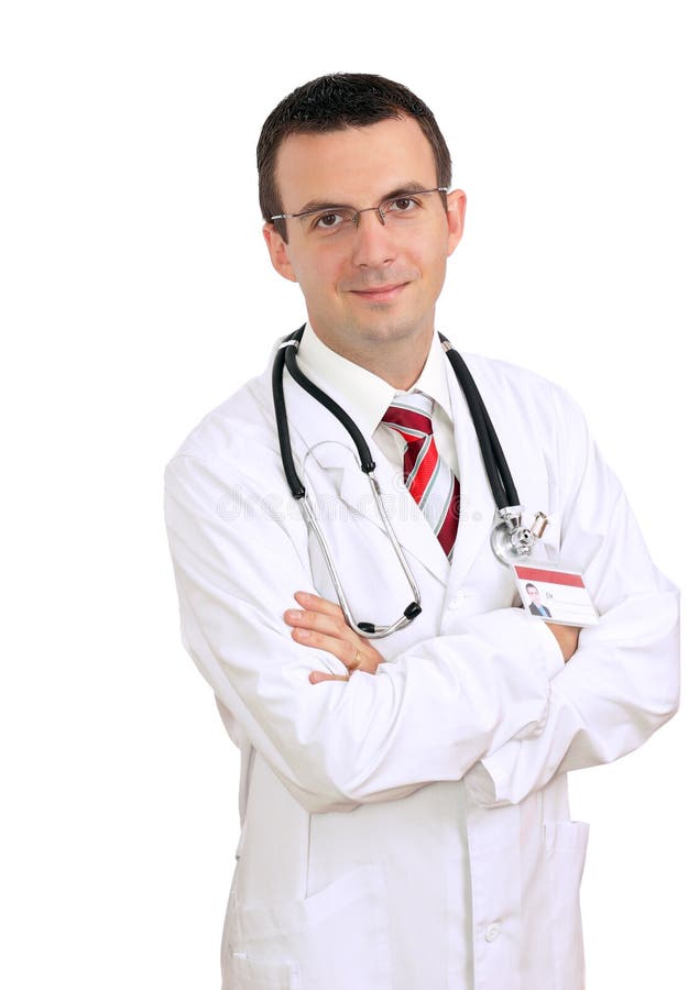 Portrait of Medical Doctor with Phonendoscope. Stock Photo - Image of ...