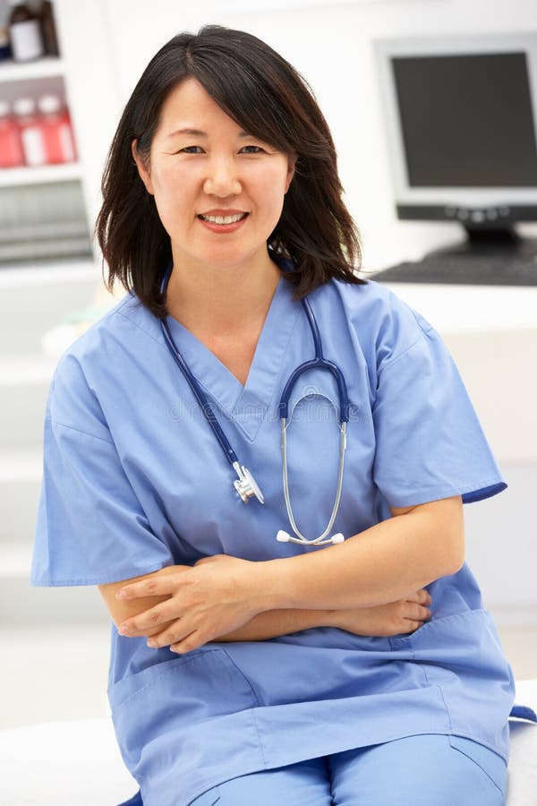 Portrait of Medical Professional Stock Image - Image of coat, inside ...