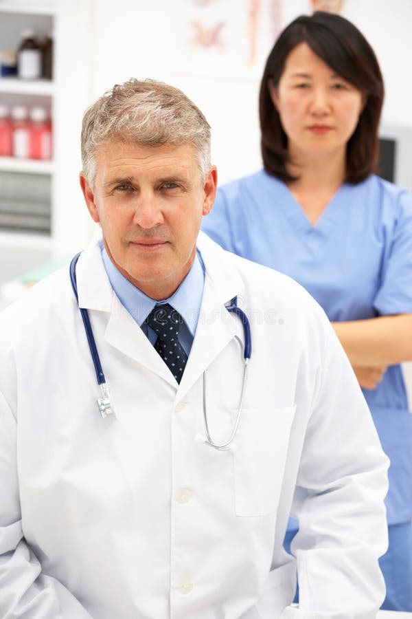 Portrait of Medical Professionals Stock Photo - Image of smock, nurse ...