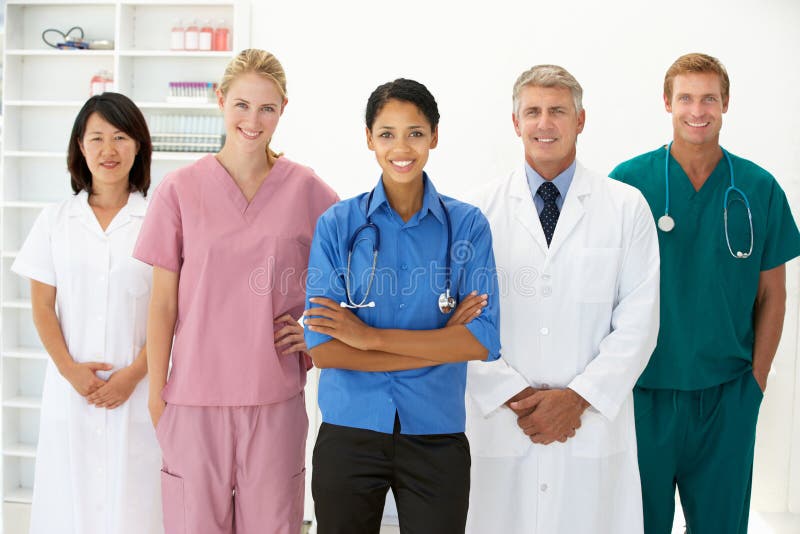 Medical Professionals Helping Patient Stock Photo - Image of health ...