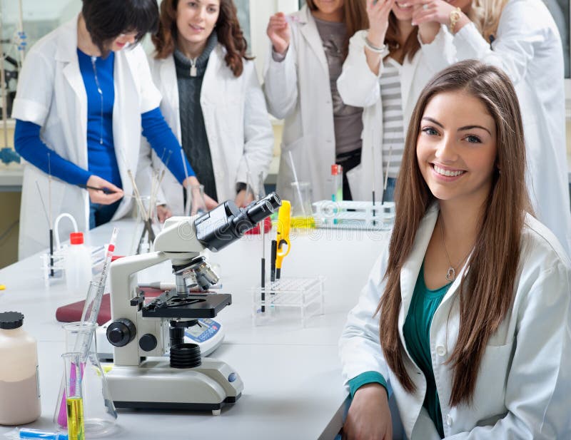 Portrait of Medical Students Stock Photo - Image of smirking, learning ...