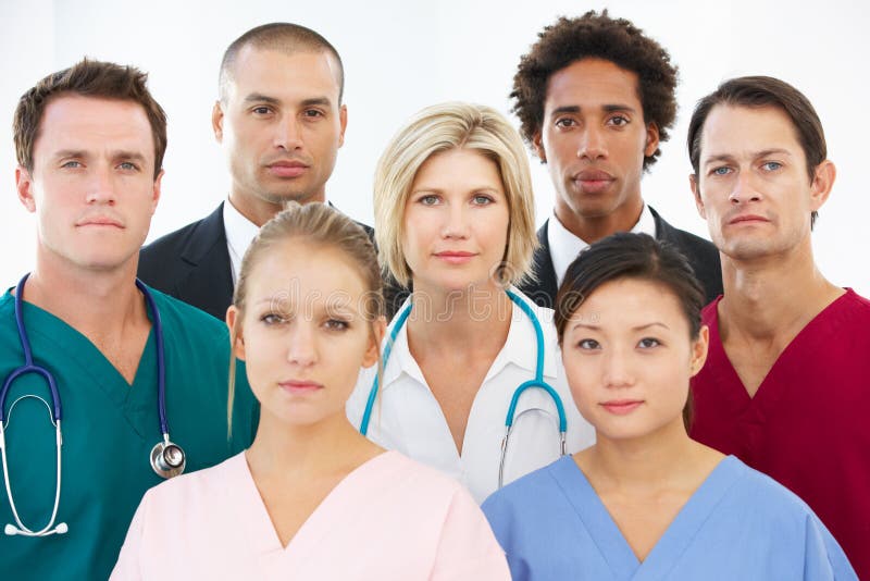 Portrait of Medical Team stock photo. Image of surgeon - 54970638