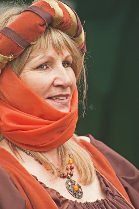 Portrait of medieval Lady editorial image. Image of medieval - 25519510