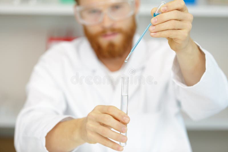 Portrait Microbiological Laboratory Test Stock Photo - Image of ...