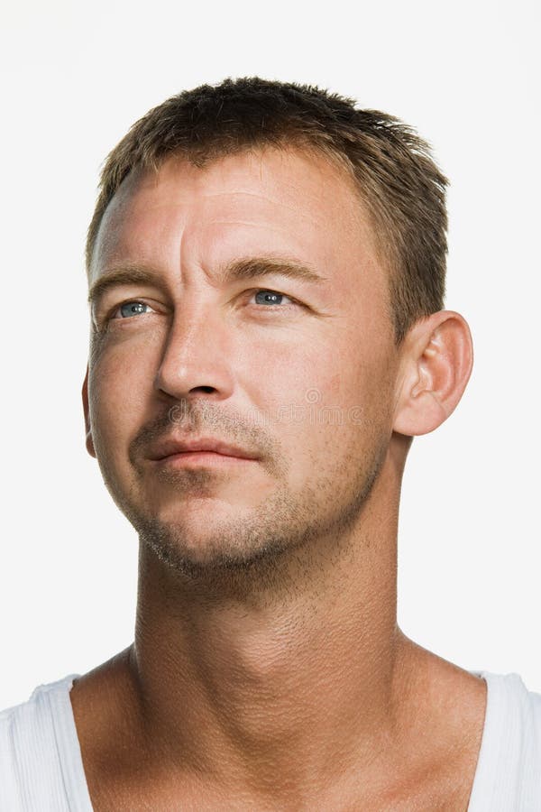 Portrait of a Mid Adult Man Stock Image - Image of macho, male: 62808563