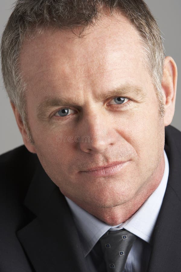 Portrait of Middle Aged Man Stock Image - Image of male, alone: 10002489