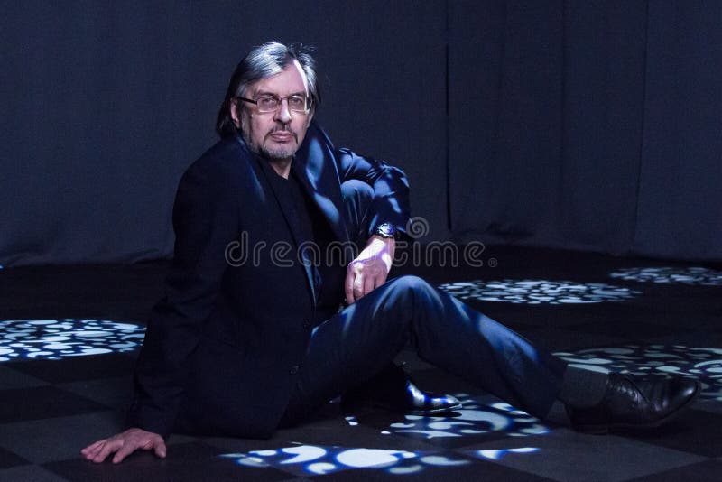 Portrait of a Middle-aged Man in a Classic Suit Stock Photo - Image of ...