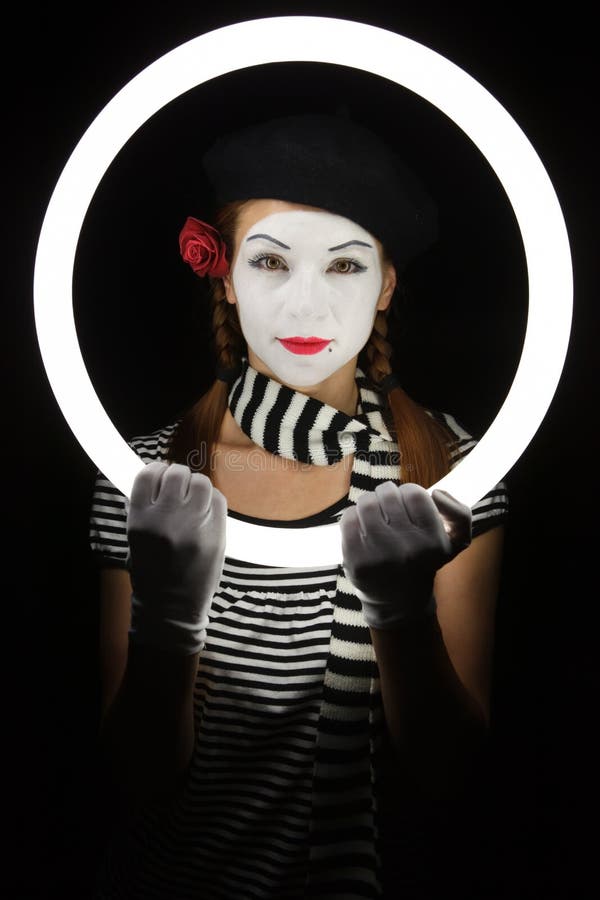Mime stock photo. Image of 3539, portrait, masquerade - 27574660