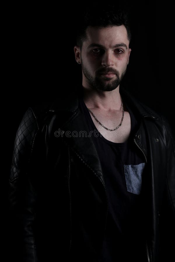 Portrait of a Modern Vampire Stock Image - Image of background, cover ...