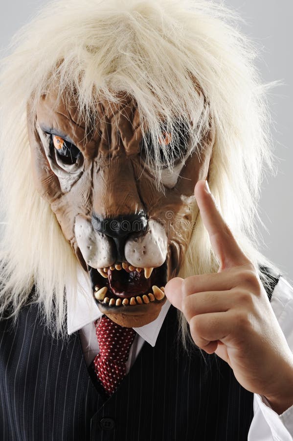 Portrait of Monster Boss with Face Stock Image - Image of capitalist ...