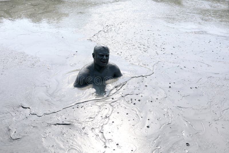Portrait of mud man stock image. Image of leisure, medicine - 159282503
