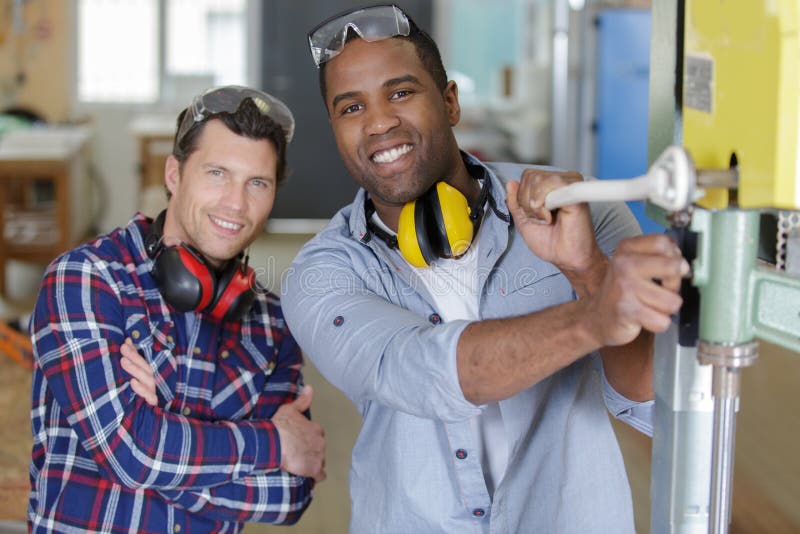 Portrait Multi-ethnic Work Colleagues Stock Photo - Image of blue ...