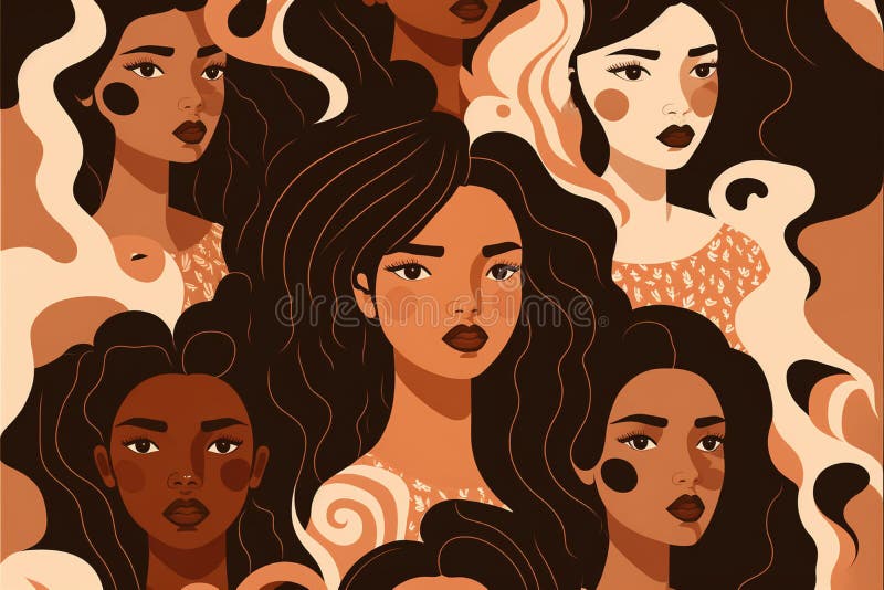 Portrait of Multiracial People Standing Together Created with ...