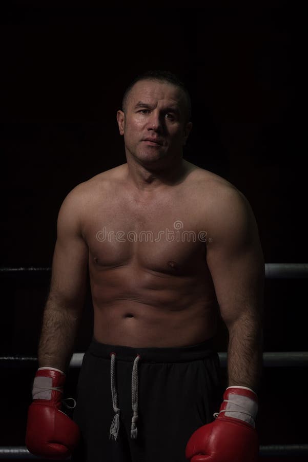 Portrait of Muscular Professional Kickboxer Stock Photo - Image of ...