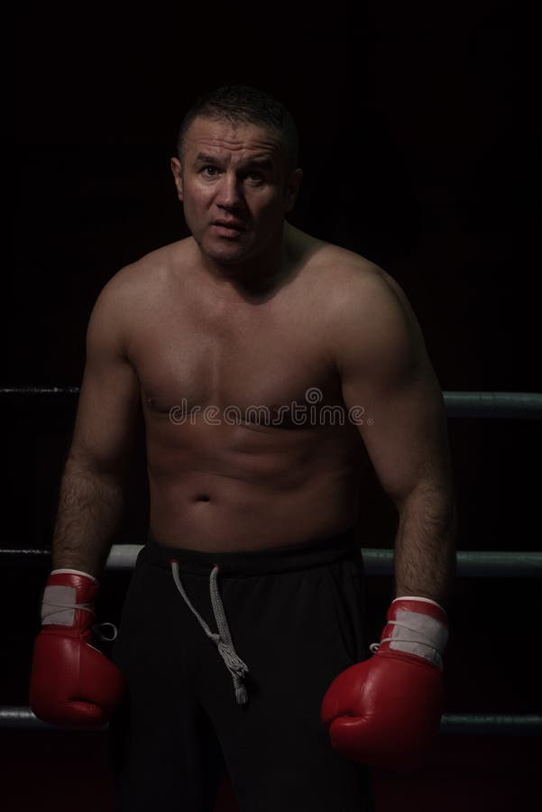 Portrait of Muscular Professional Kickboxer Stock Photo - Image of ...