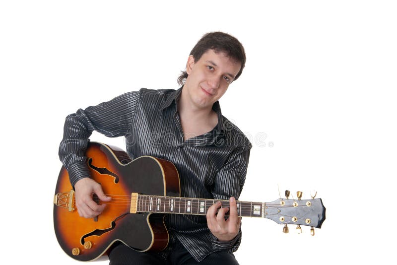Portrait of the musician stock image. Image of music - 23880781