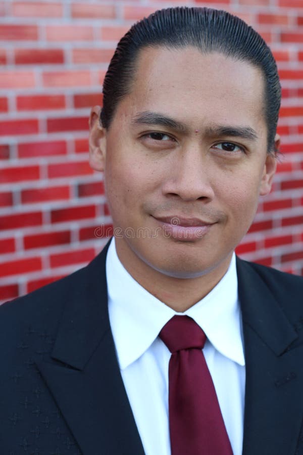 Portrait of a Natural Handsome Classic Asian Male Stock Photo - Image ...