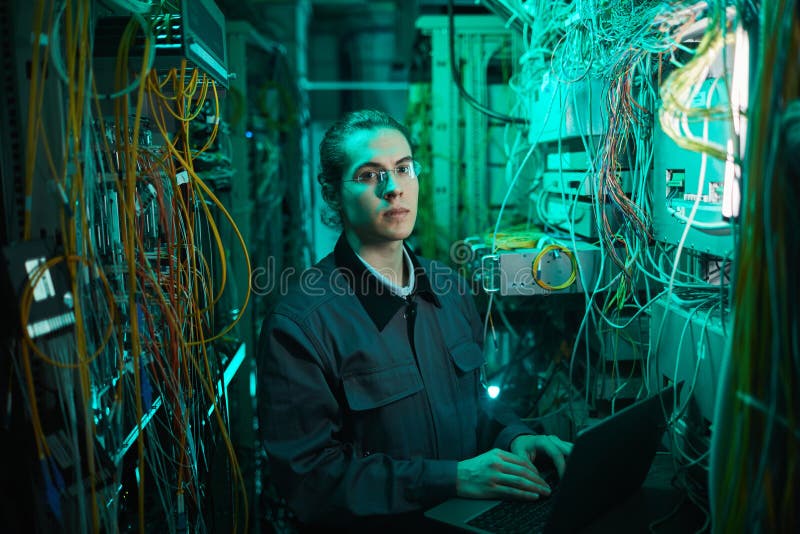 Network technician stock image. Image of engineering - 22956709