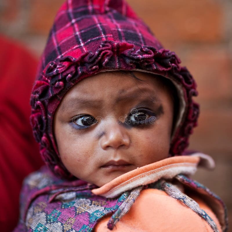 Portrait Nevaris Girl with Make-up Editorial Stock Photo - Image of ...