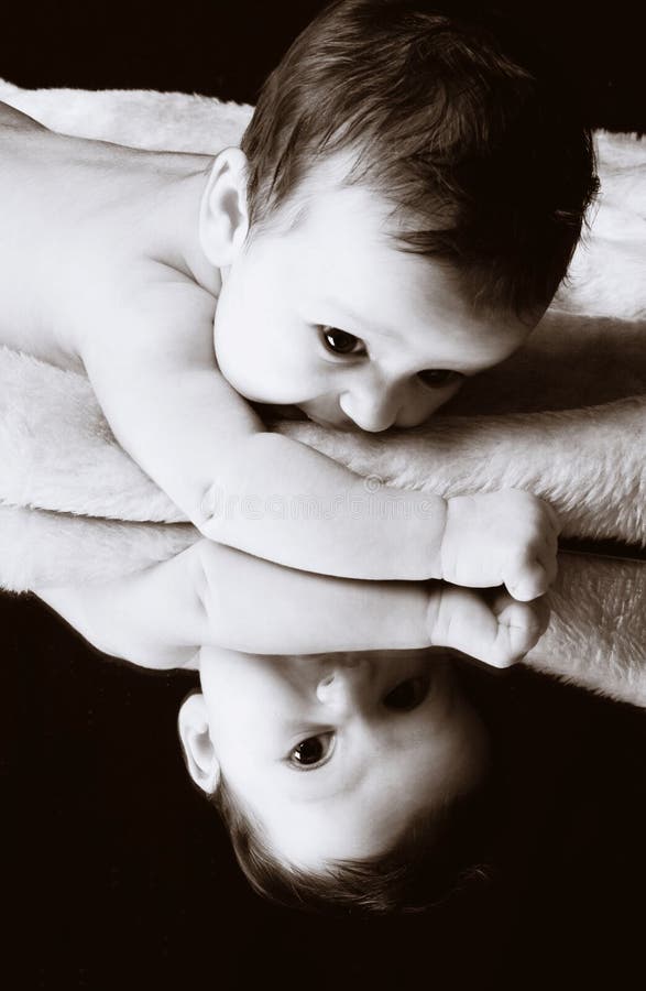 Portrait of new born baby stock image. Image of beautiful - 18519653