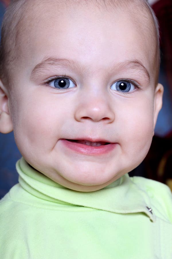 Face of nice baby close up stock photo. Image of cute - 22708672