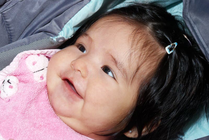Latin baby girl stock photo. Image of cute, little, human - 33446574