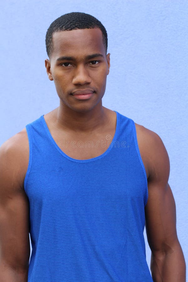 Portrait of a Nice Young Attractive African Man Stock Image - Image of ...