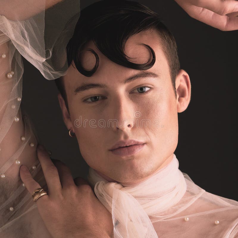 Portrait, Non Binary Fashion and Vintage Aesthetic with Designer ... Portrait, Non Binary Fashion and Vintage Aesthetic with Designer ...
