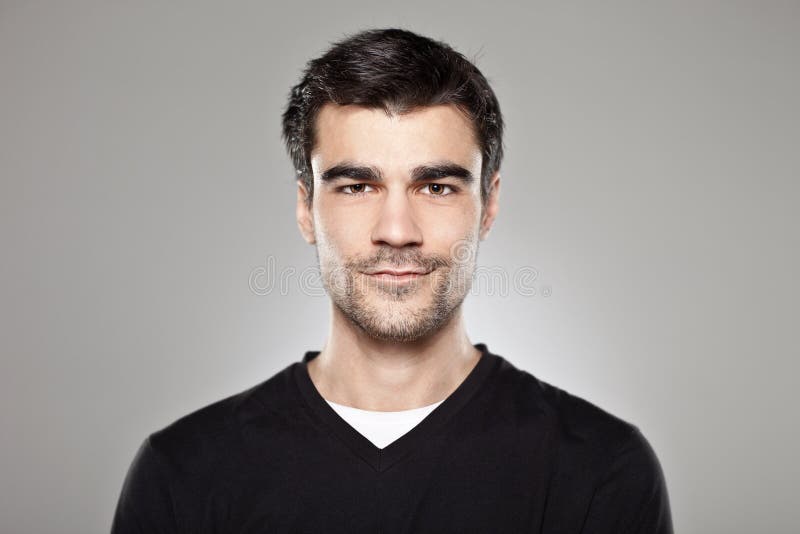 Closeup man stock image. Image of young, face, close - 22589231