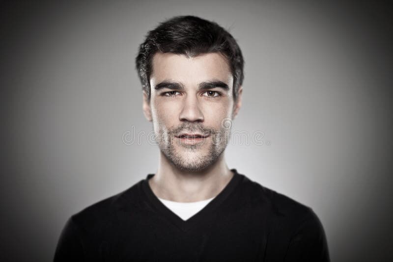 Portrait of a Normal Boy Smiling Stock Photo - Image of male, closeup ...