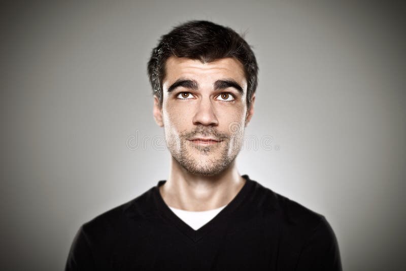 Portrait of a Normal Boy Smiling Stock Photo - Image of male, closeup ...